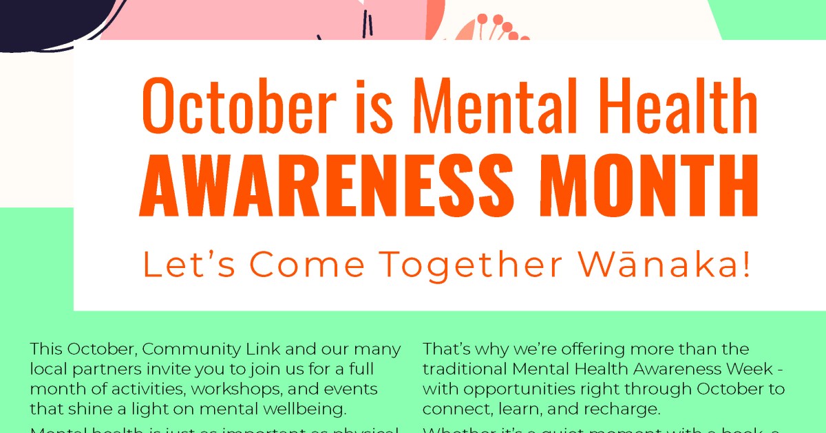 Mental Health Awareness Month activities | Mental Health Awareness Week.